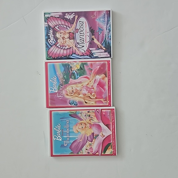 Barbie | Other | Set Of Three Barbie Dvds | Poshmark